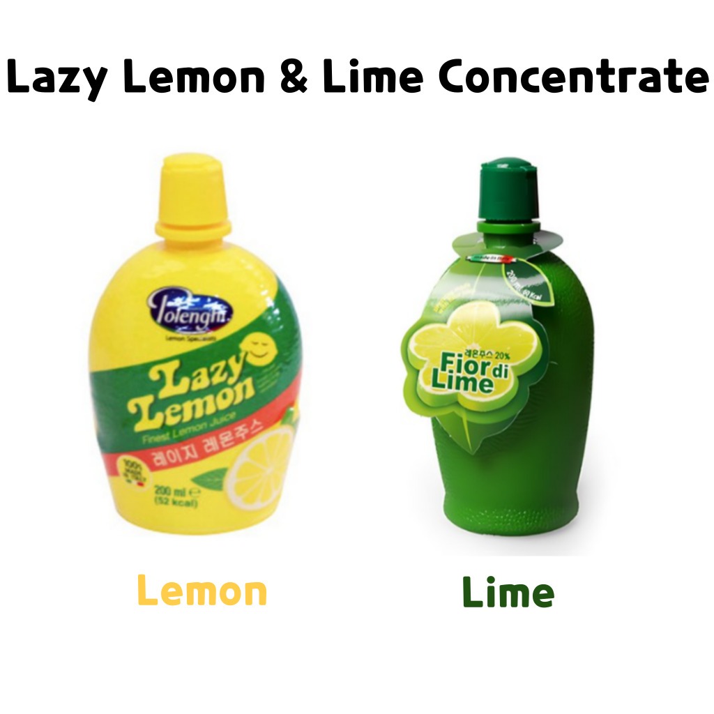 [Polenghi] Lazy Lemon Fiordi Lime Extract 200ml Made in Italy Italian ...