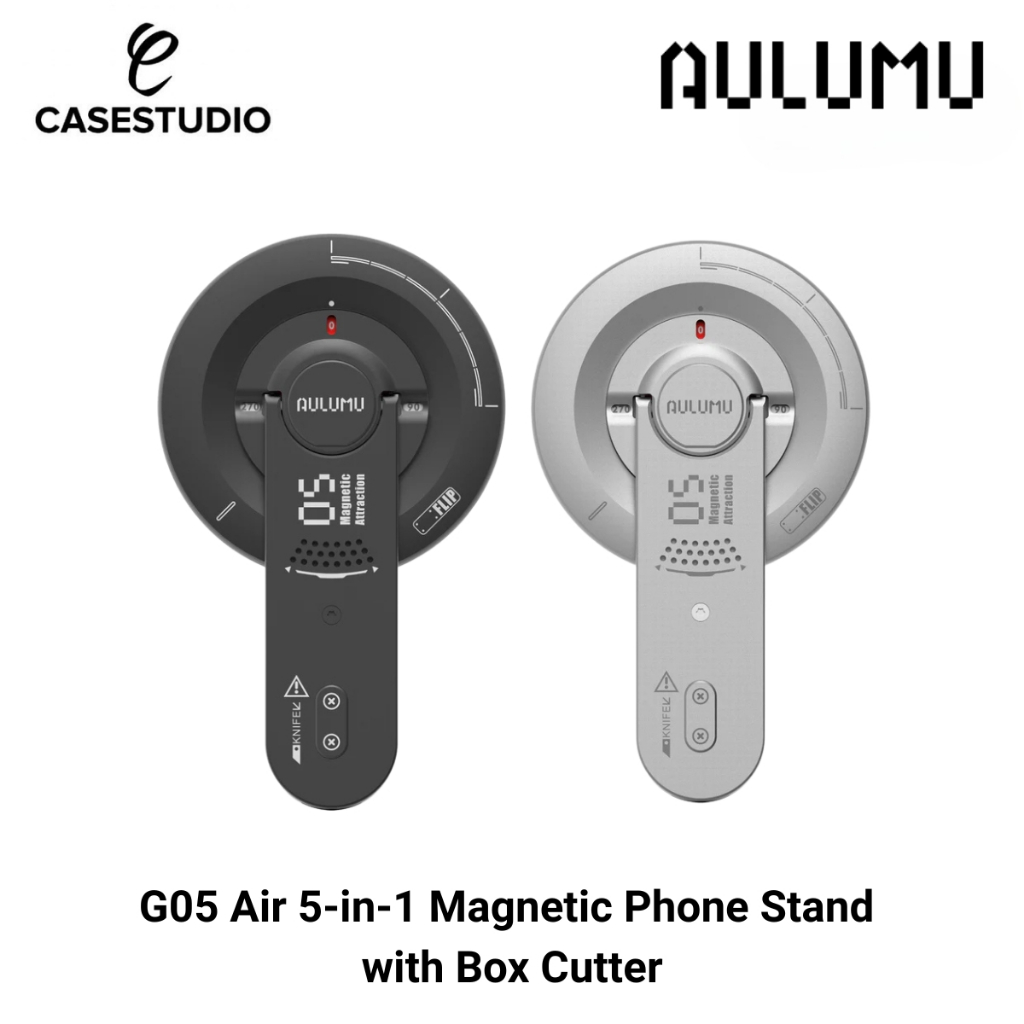 AULUMU G05 Air 5-in-1 Magnetic Phone Stand with Box Cutter | Shopee ...