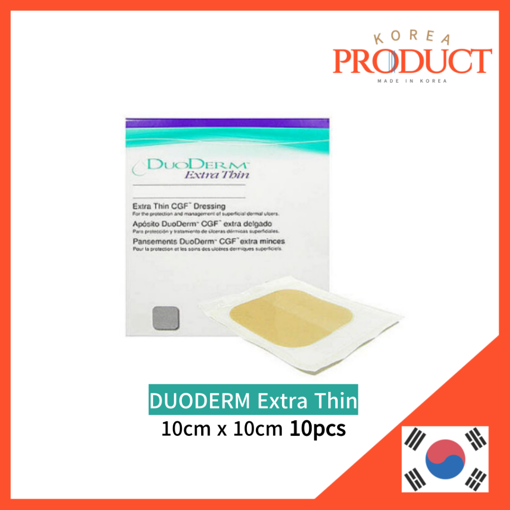 DUODERM Extra Thin CGF Dressing 10pcs 10cm x 10cm (4 in. x 4 in.) Wound ...