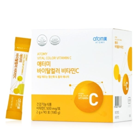 Atomy Vital Color Vitamin C 500mg × 90 Sticks – Daily Immune & Energy ...
