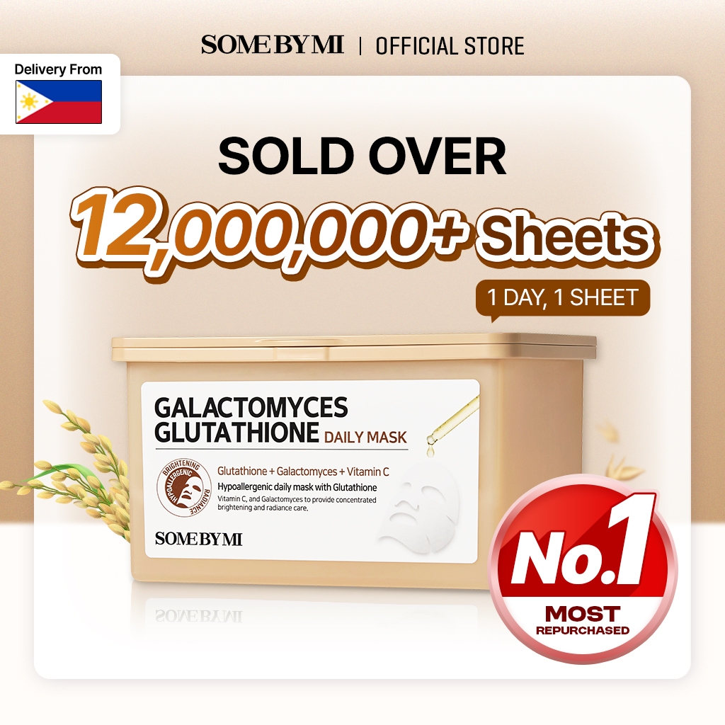 [Glowing/30 Sheets] SOME BY MI OFFICIAL Galactomyces Glutathione Daily ...