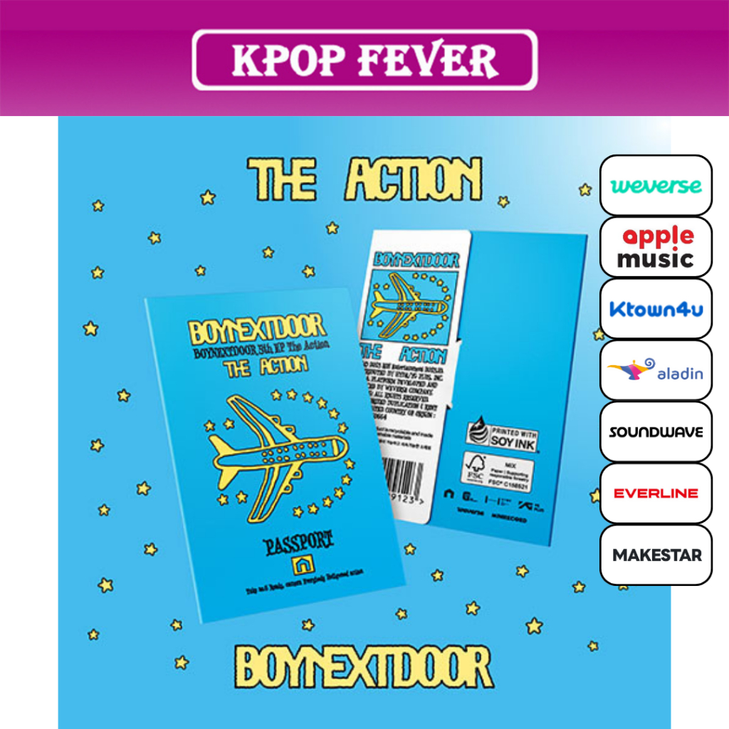BOYNEXTDOOR (BND) [The Action] Weverse Albums Ver / 5th EP | Shopee ...