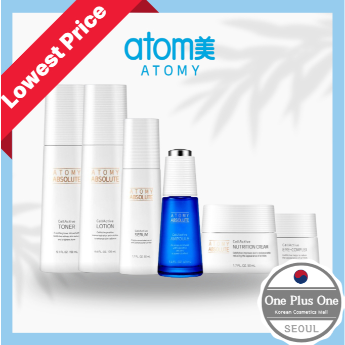 ATOMY Absolute Selective Skincare 6 types, Facial care line | Shopee ...