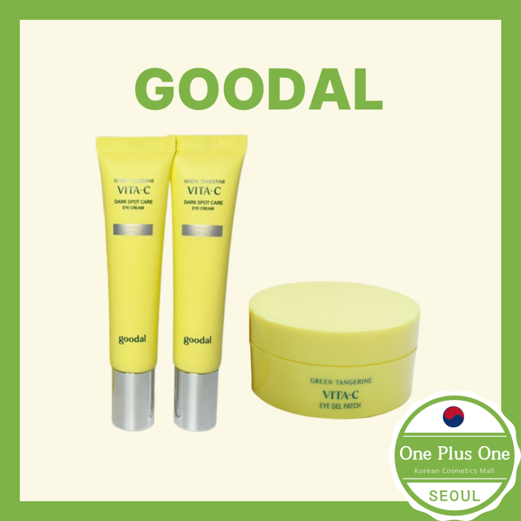 [GOODAL] Green Tangerine Vita C Spot Care Eye Patch/Eye Cream | Shopee ...