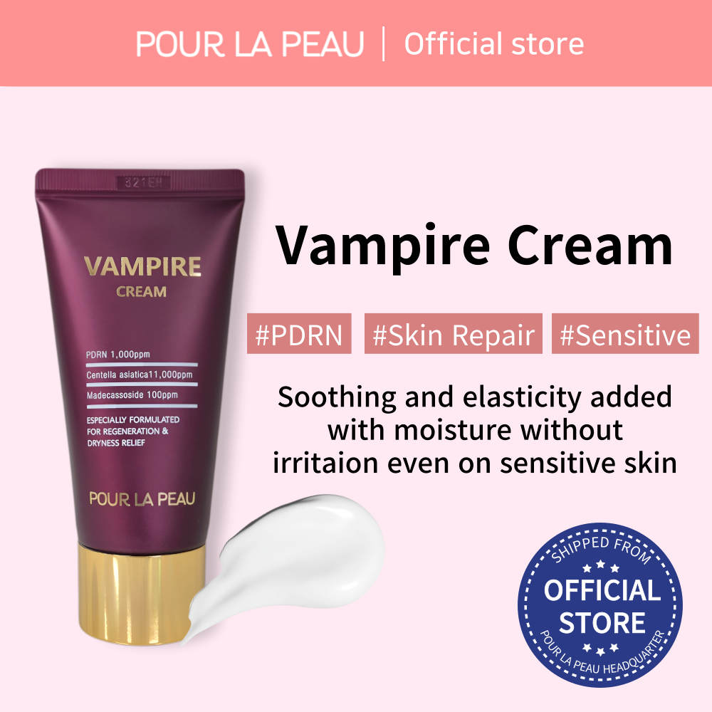 POUR LA PEAU Vampire Cream for sensitive skin PDRN skin soothing cream ...