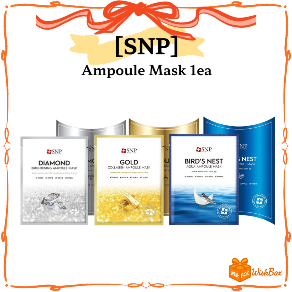 SNP Ampoule Mask 1ea From Korea | Shopee Philippines