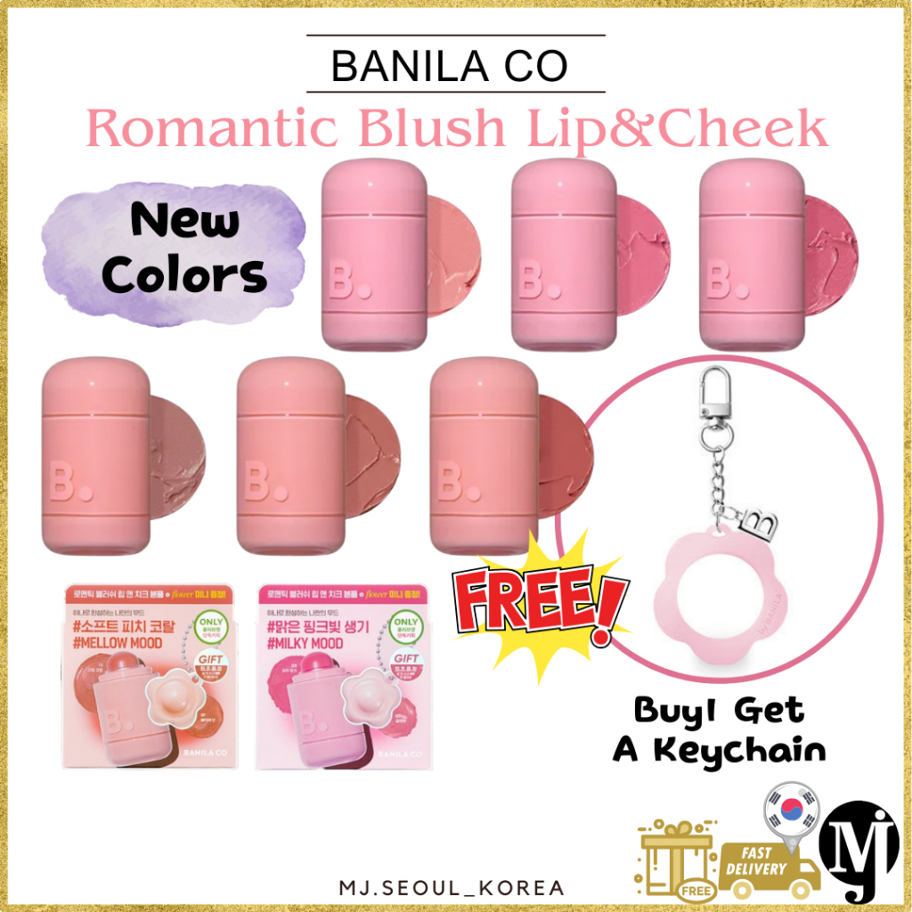 Banila Co Romantic Blush Lip&Cheek 20colors Blush Contour Highlighter ...