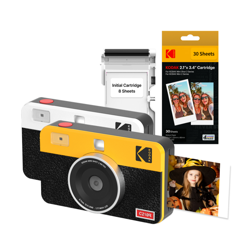 KODAK Mini Shot 2 Instant Camera Cartridge Bundle (2.1 x 3.4 inches ...