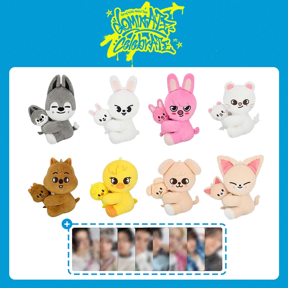 Stray Kids SKZ POP UP dominATE : celebrATE merch SKZOO MAGNET PLUSH SET ...