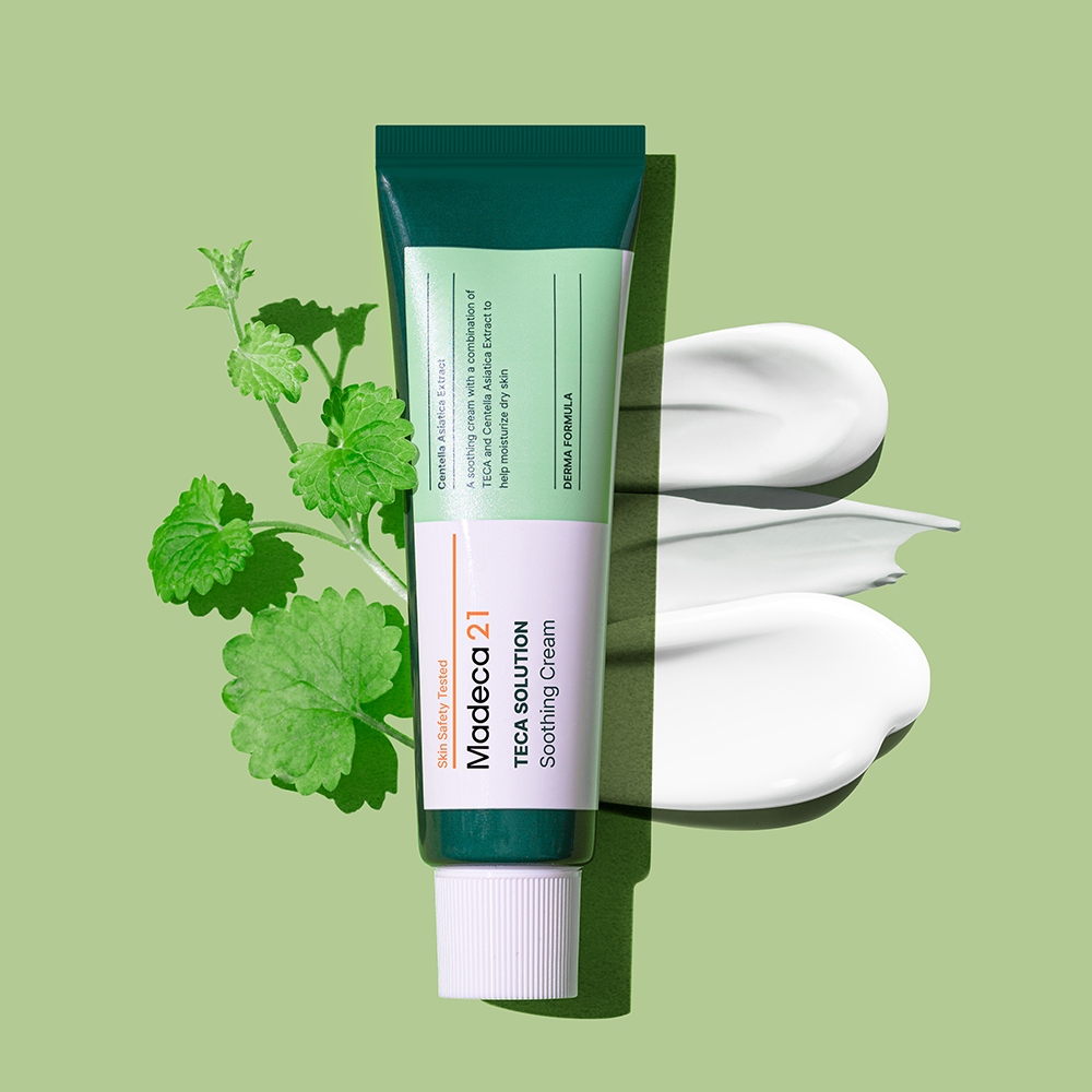 Madeca21 - TECA SOLUTION Soothing Cream 50mL / Hypoallergenic, Centella ...