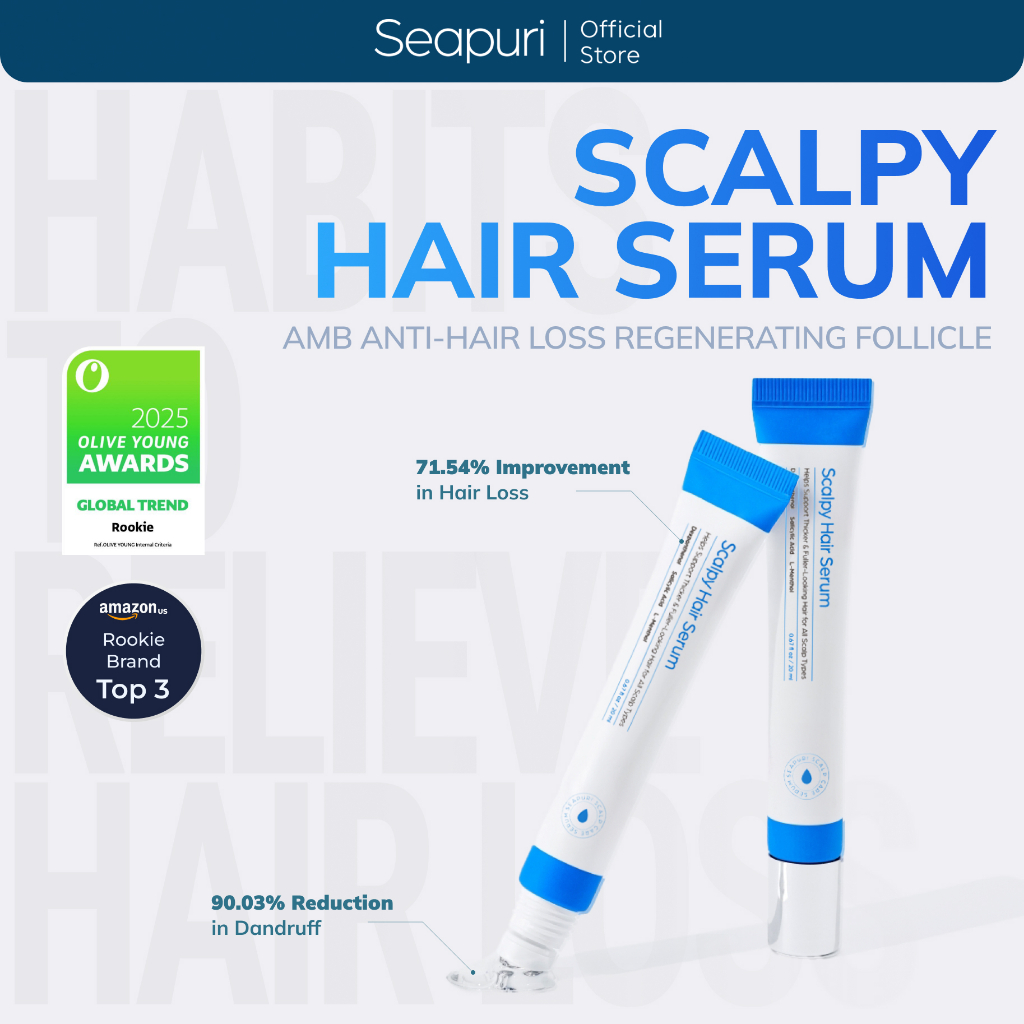 [Seapuri Official] Scalpy Hair Growth Serum for Hair Loss & Thinning ...