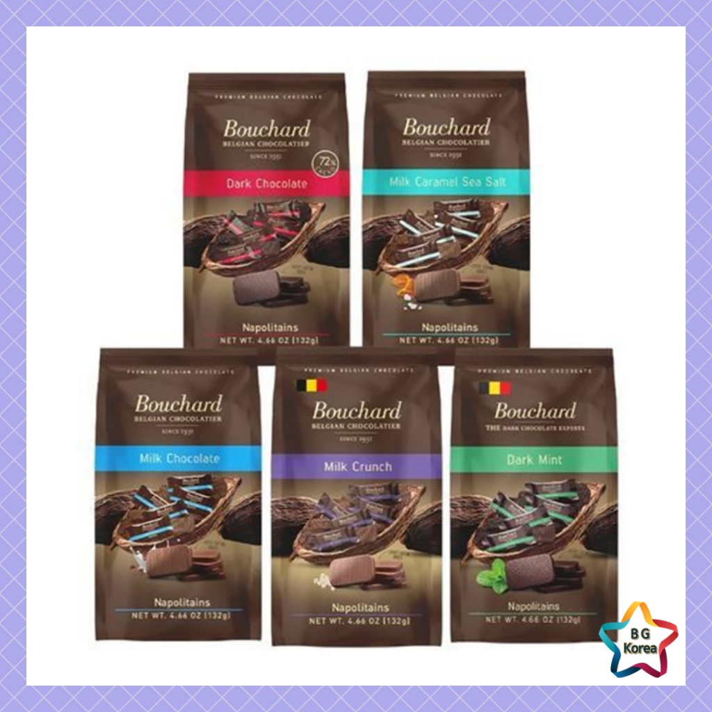 Bouchard Belgian Chocolate 132g Assorted Milk Dark Caramel Mint Crunch ...
