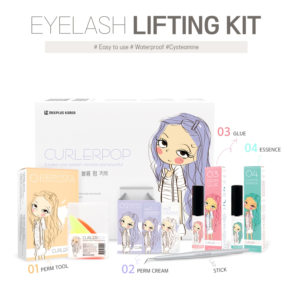 lash lift perm Cysteamine lifting Kit for Eyelash Curl Eyebrow ...
