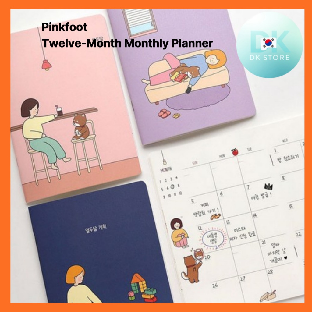 PINKFOOT Twelve-Month Munsley Planner: Your Go-To Diary for a ...