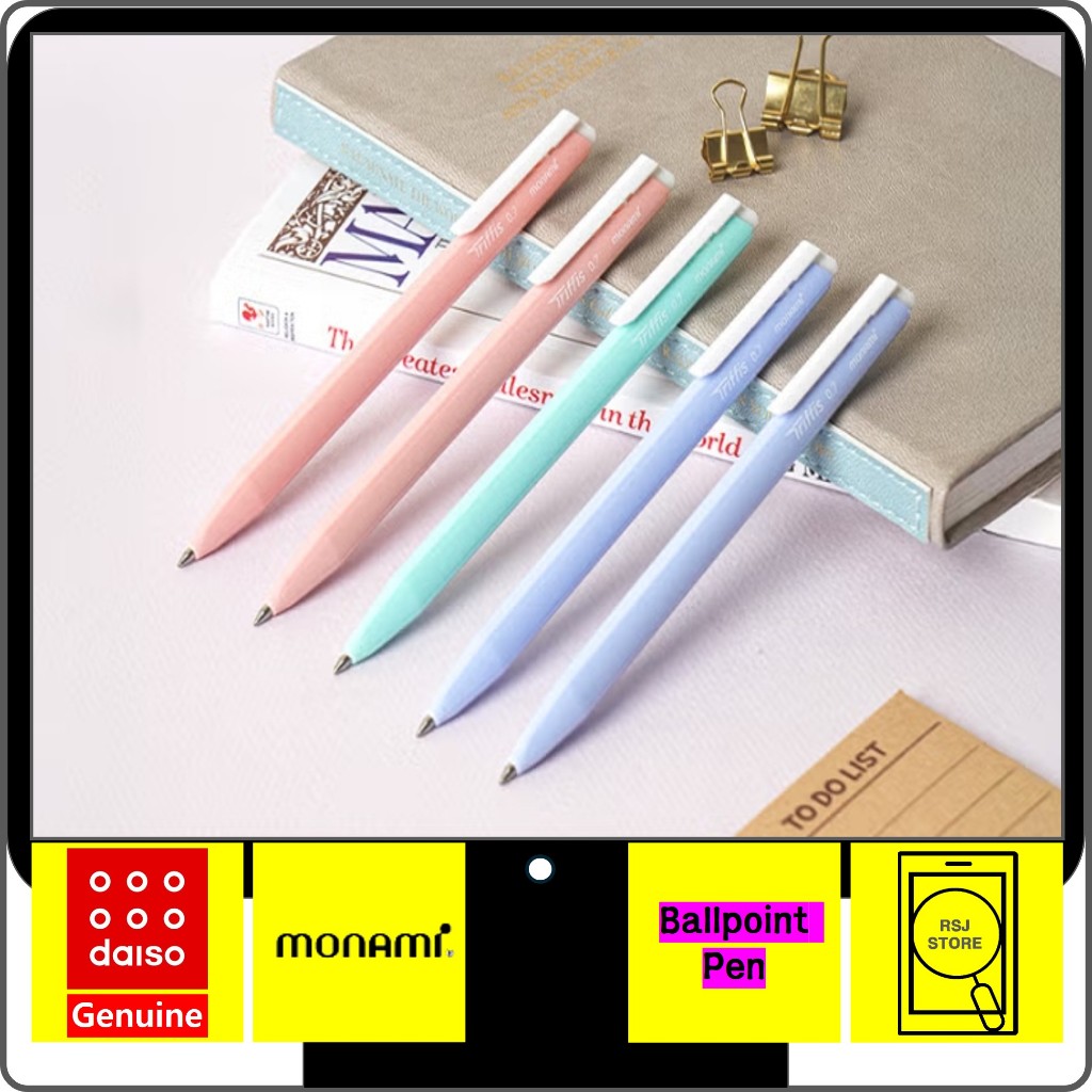 Monami Ballpoint Pen 5 pcs (0.7mm) | Shopee Philippines
