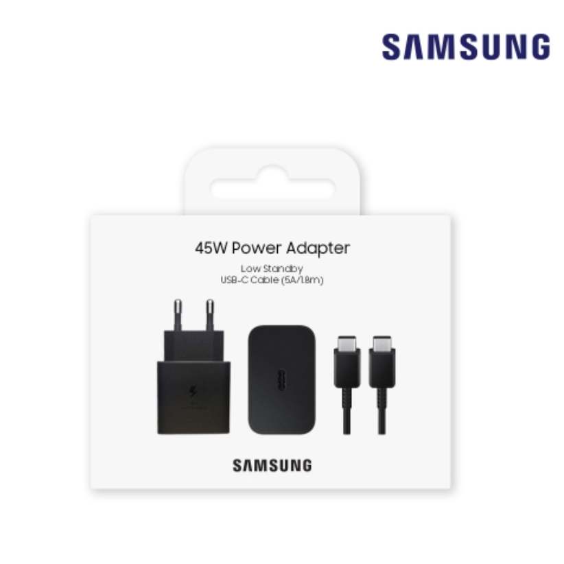 Samsung - 45W Power Adapter Low Standby + C type Cable 1.8m / super ...