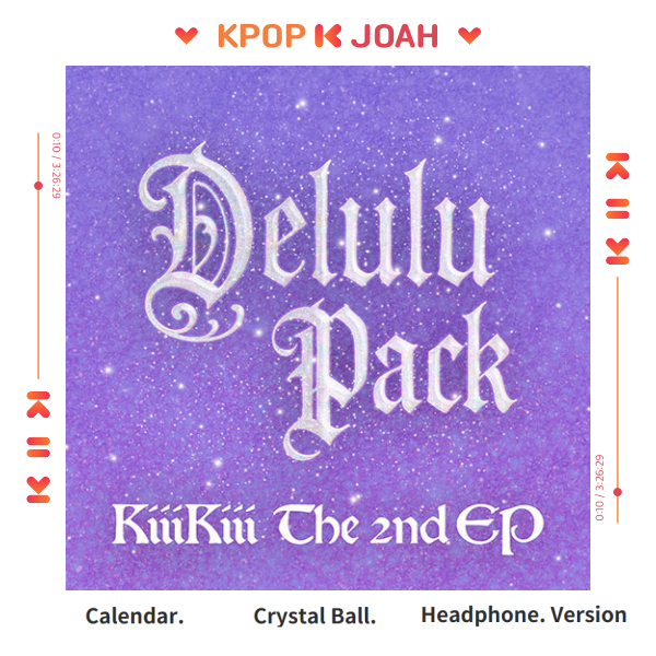 [POB] (Calendar / Crystal Ball / Headphone ver.) KiiiKiii [Delulu Pack ...