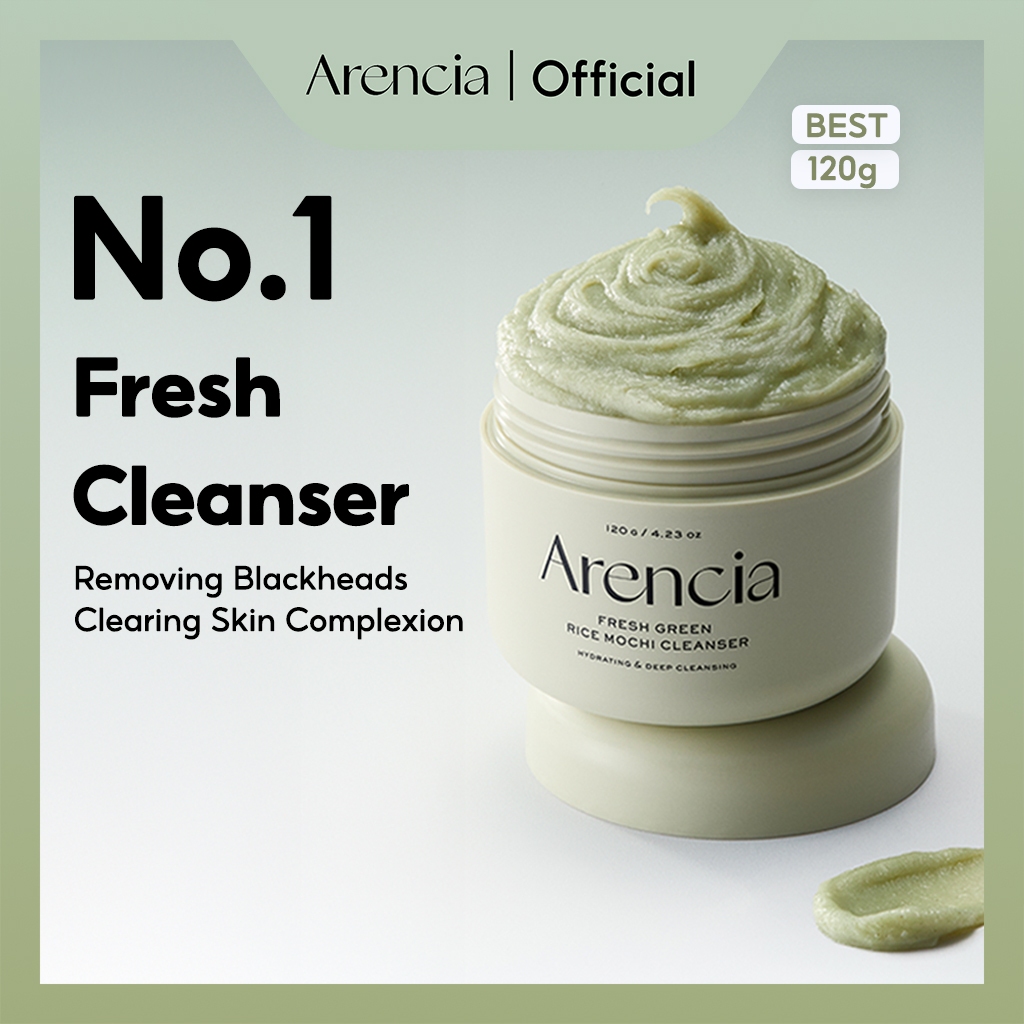 [Arencia] Fresh Green Rice Mochi Cleanser 120g | Purifying, Hydrating ...