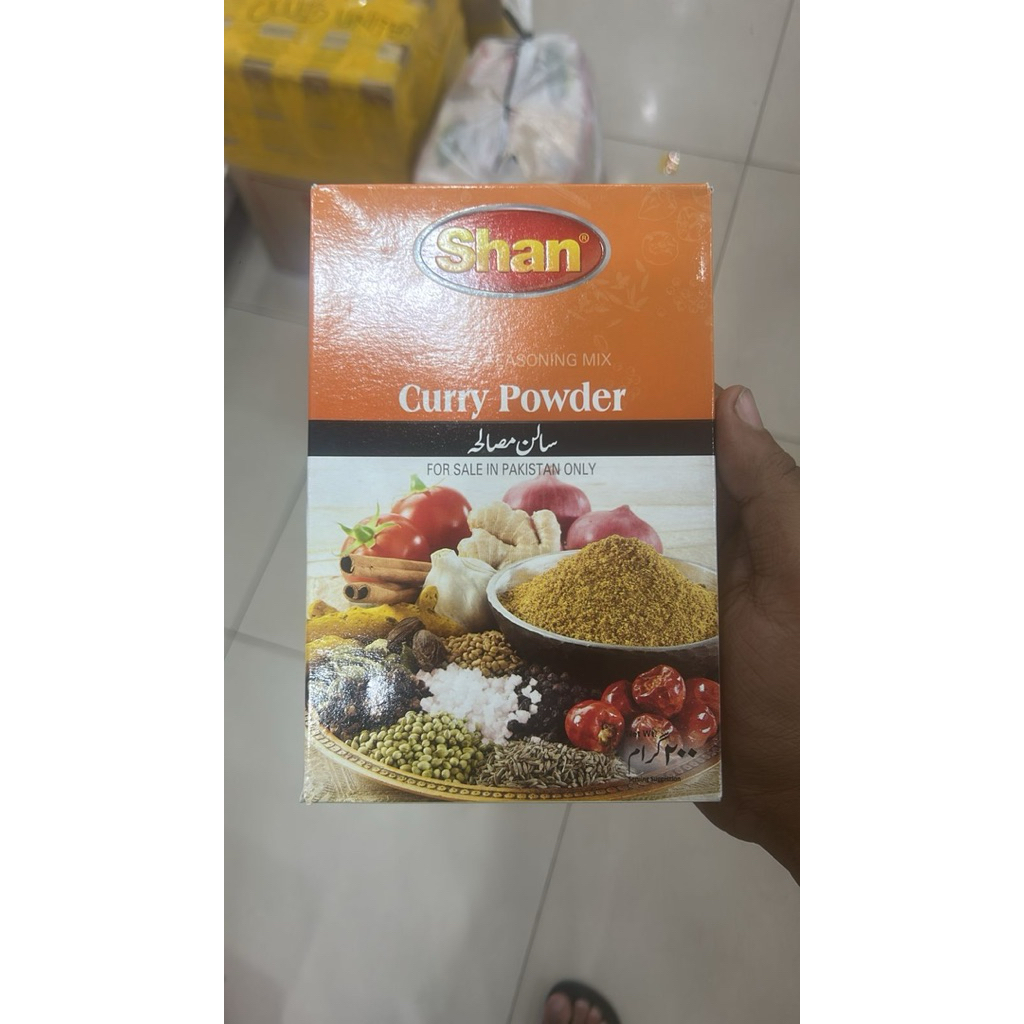 Shan Curry Powder - Seasoning Mix For Spicy Meat & Vegetable Curry From ...