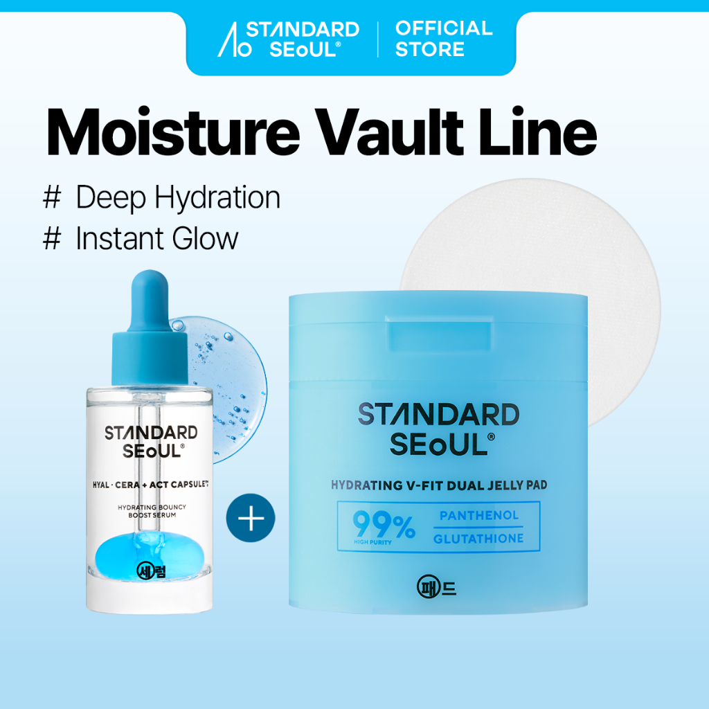 [Standard Seoul] Moisture Vault Line V-Fit Dual Jelly Pad + Bouncy ...