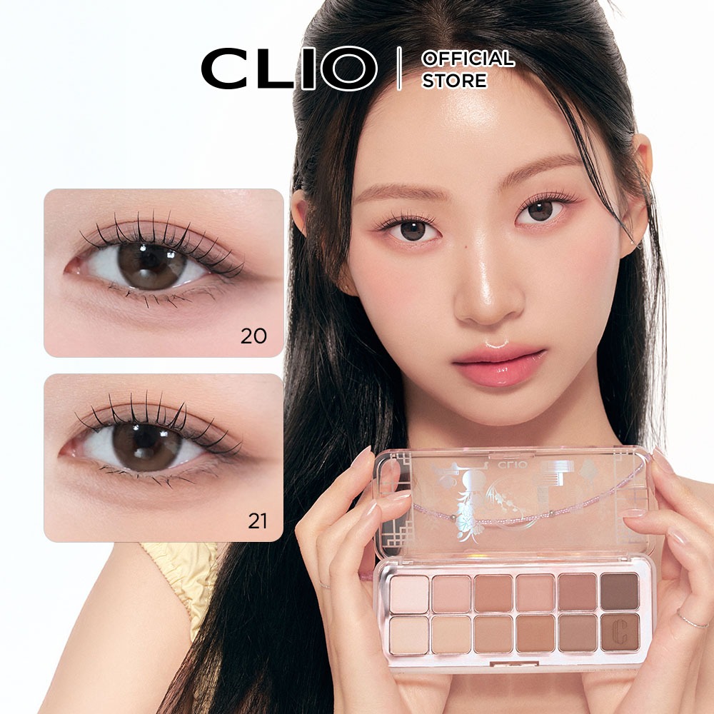 [CLIO - NEW COLOR] PRO EYE PALETTE AIR - 0.6gX12 | Various Shades Eye ...