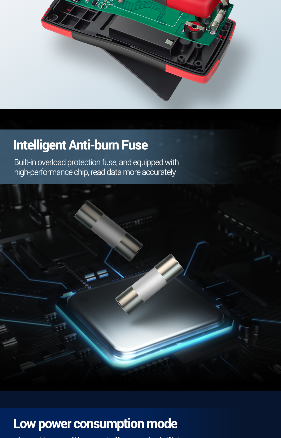 Aneng Q10 Digital Multimeter 9999 Profesional Tester True Rms Analog ...