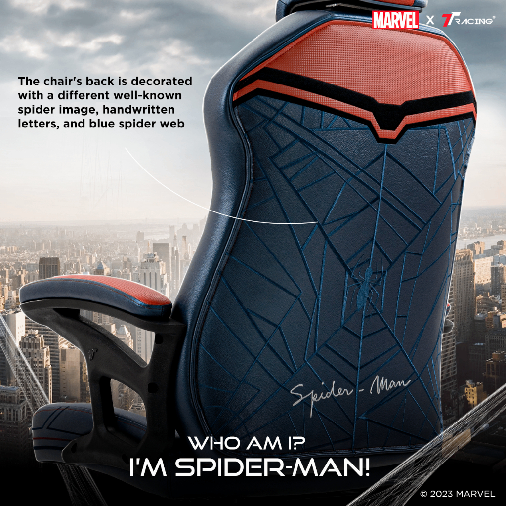 TTRacing Duo V4 Spider-Man Edition Gaming Chair Ergonomic Home Office ...