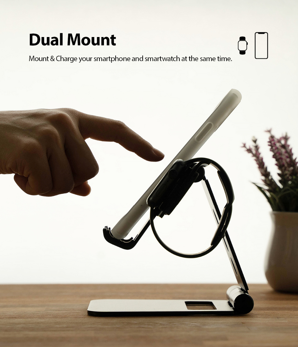 Ringke Super Folding Stand Portable Smartphone and Smartwatch Stand ...