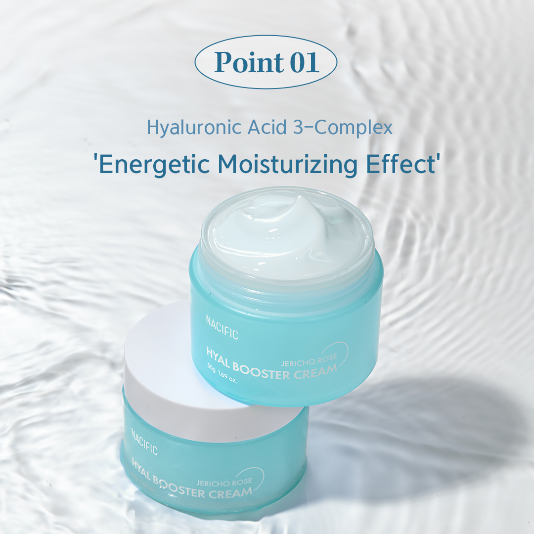 NACIFIC Hyal Booster Cream 50g, Hyaluronic Acid, 55% Jericho Rose ...