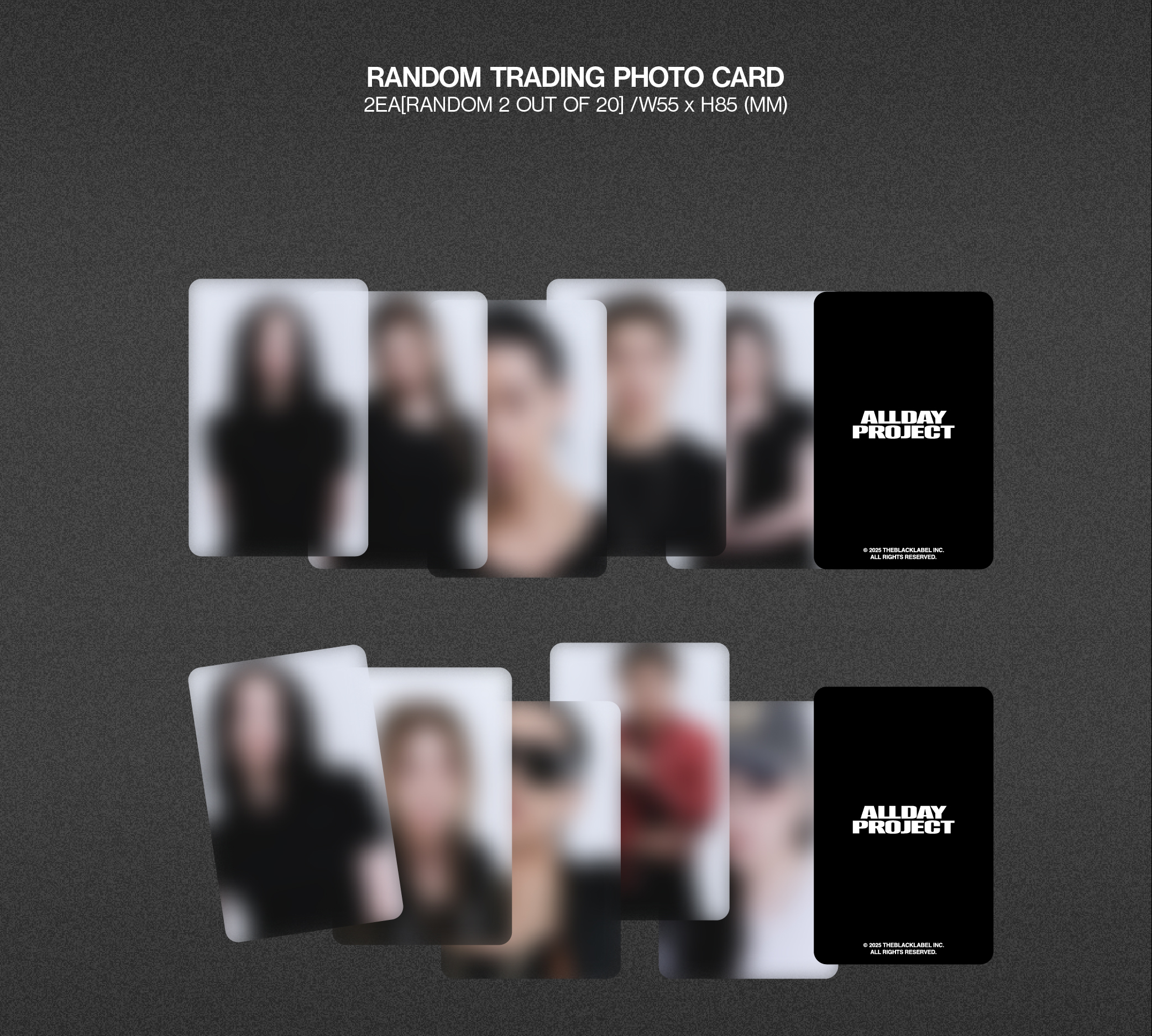 (Random Trading Card) ALLDAY PROJECT [FAMOUS] OFFICIAL MERCH (28th Jul ...
