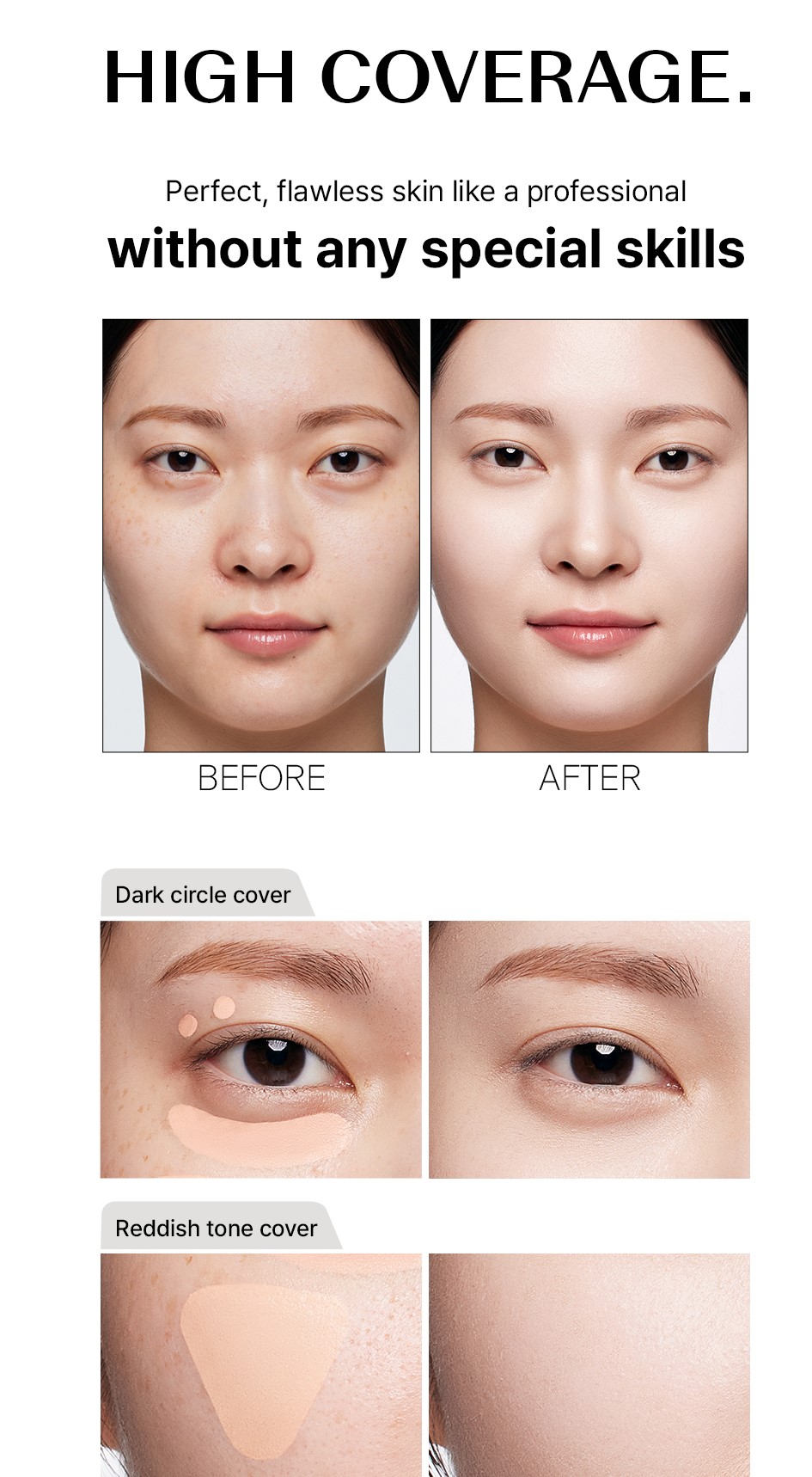 The Saem Cover Perfection Tip Concealer 6.5g – Full Coverage Concealer ...