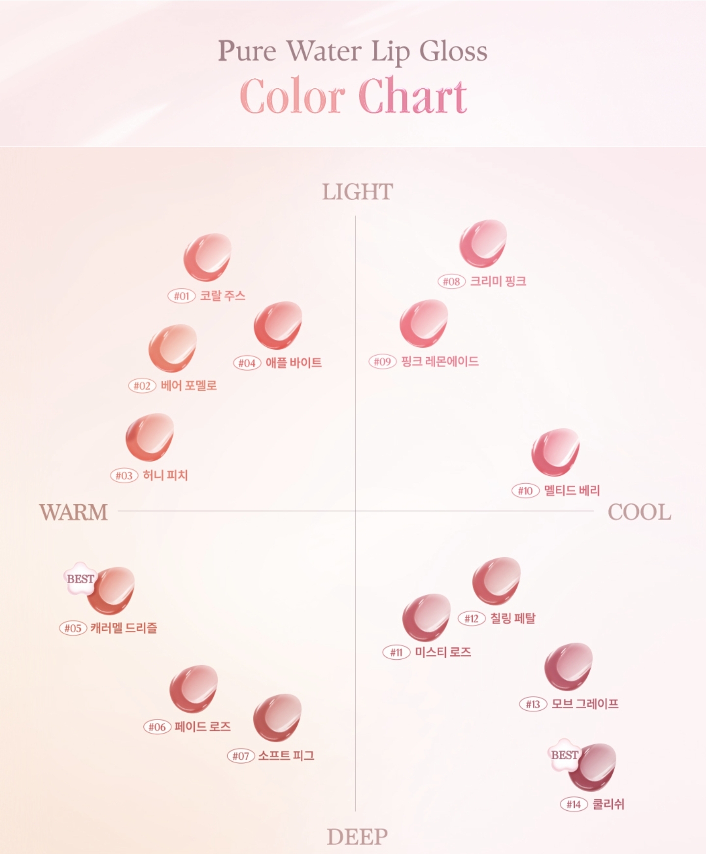 dasique Pure Water Lip Gloss 10Colors | Shopee Philippines
