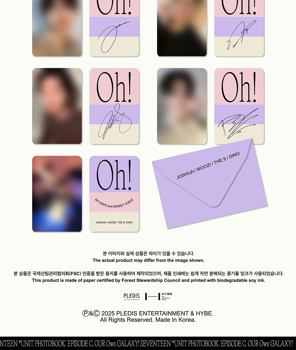 [POB] SEVENTEEN - SEVENTEEN UNIT PHOTOBOOK : EPISODE C,D (16th Jul.2025 ...