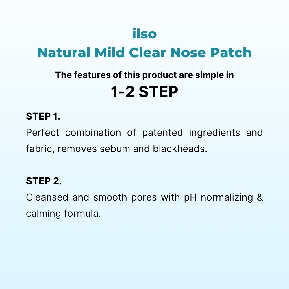 ilso Natural Mild Clear Nose Pack for Blackhead Removal and Pore ...