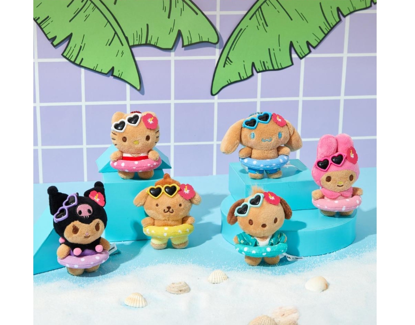 Oliveyoung x Sanrio Cutie Run Sanrio Characters Doll Keyring ...