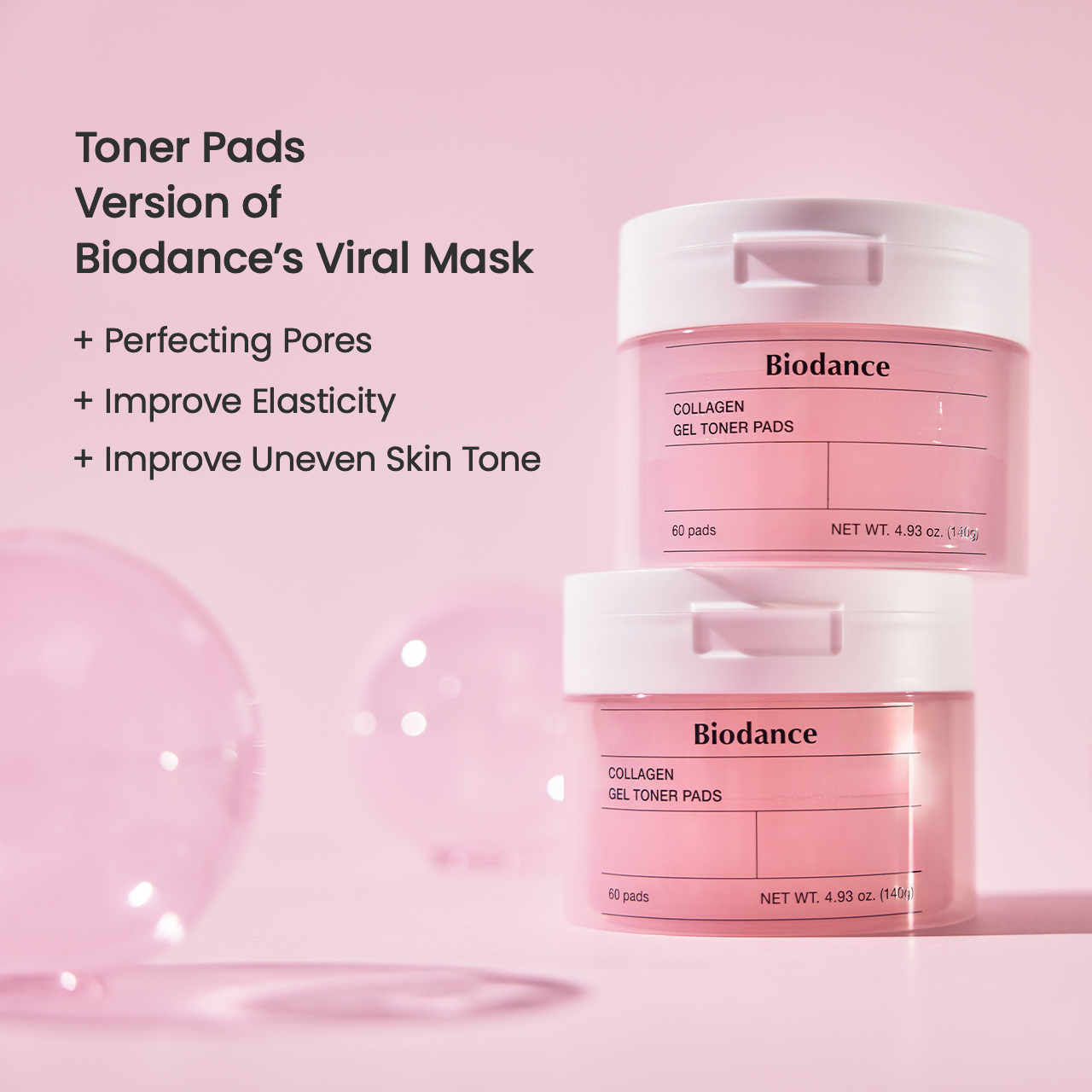 [Biodance Official] Collagen Gel Toner Pad (60pads) | ZERO Irritation ...