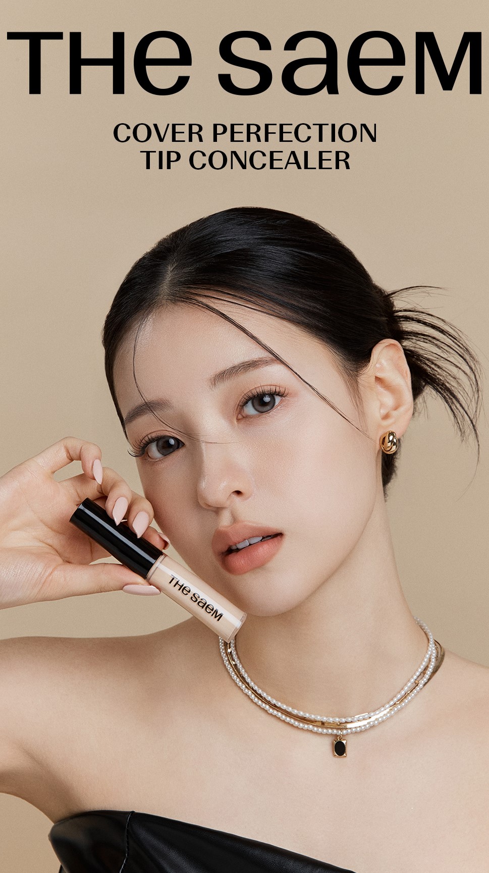 [the SAEM Official] Concealer Full Coverage, Waterproof, Natural Cover Perfection Tip Concealer ...