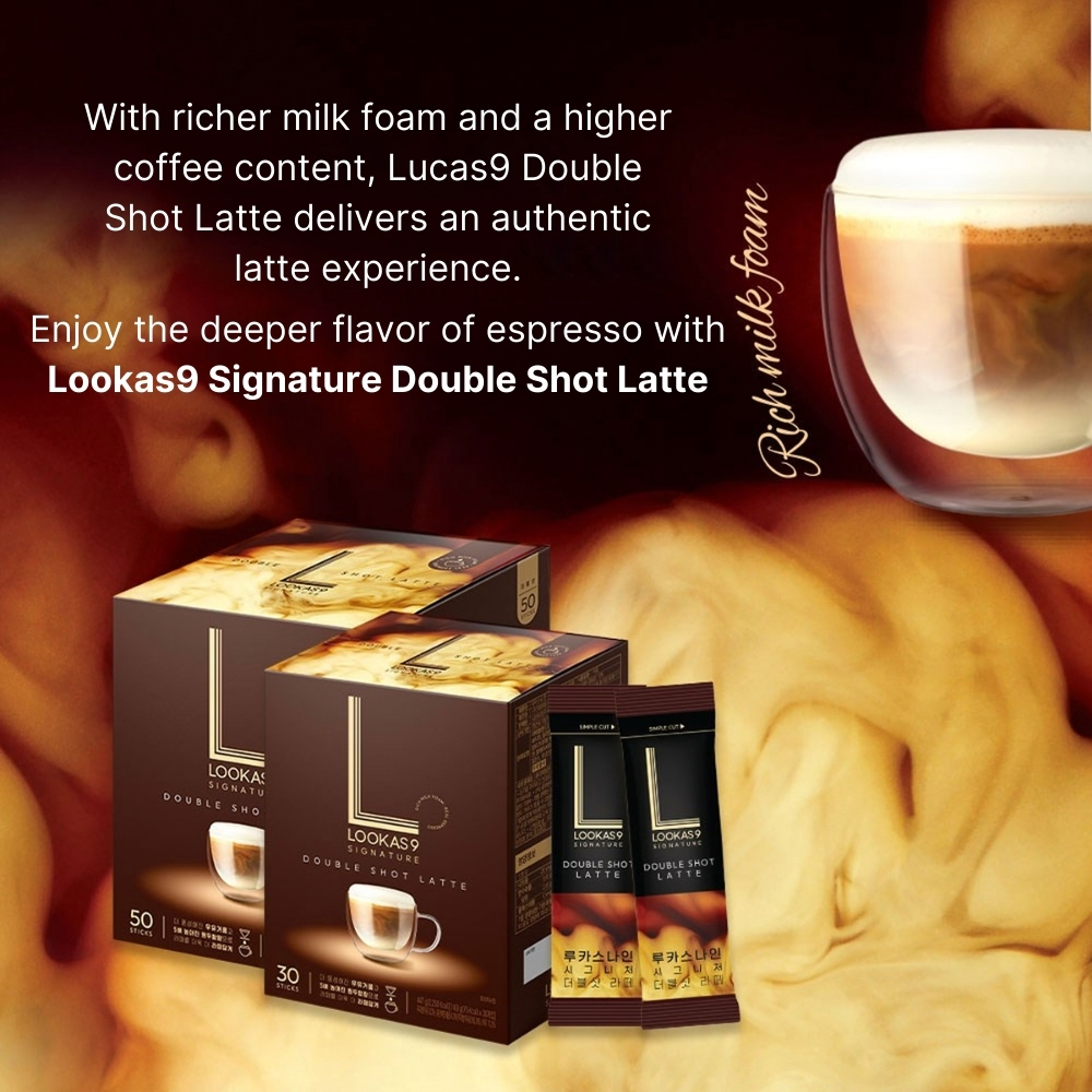 NAMYANG Lookas9 Signature Double Shot Latte - 50 Pack (14.9g each ...