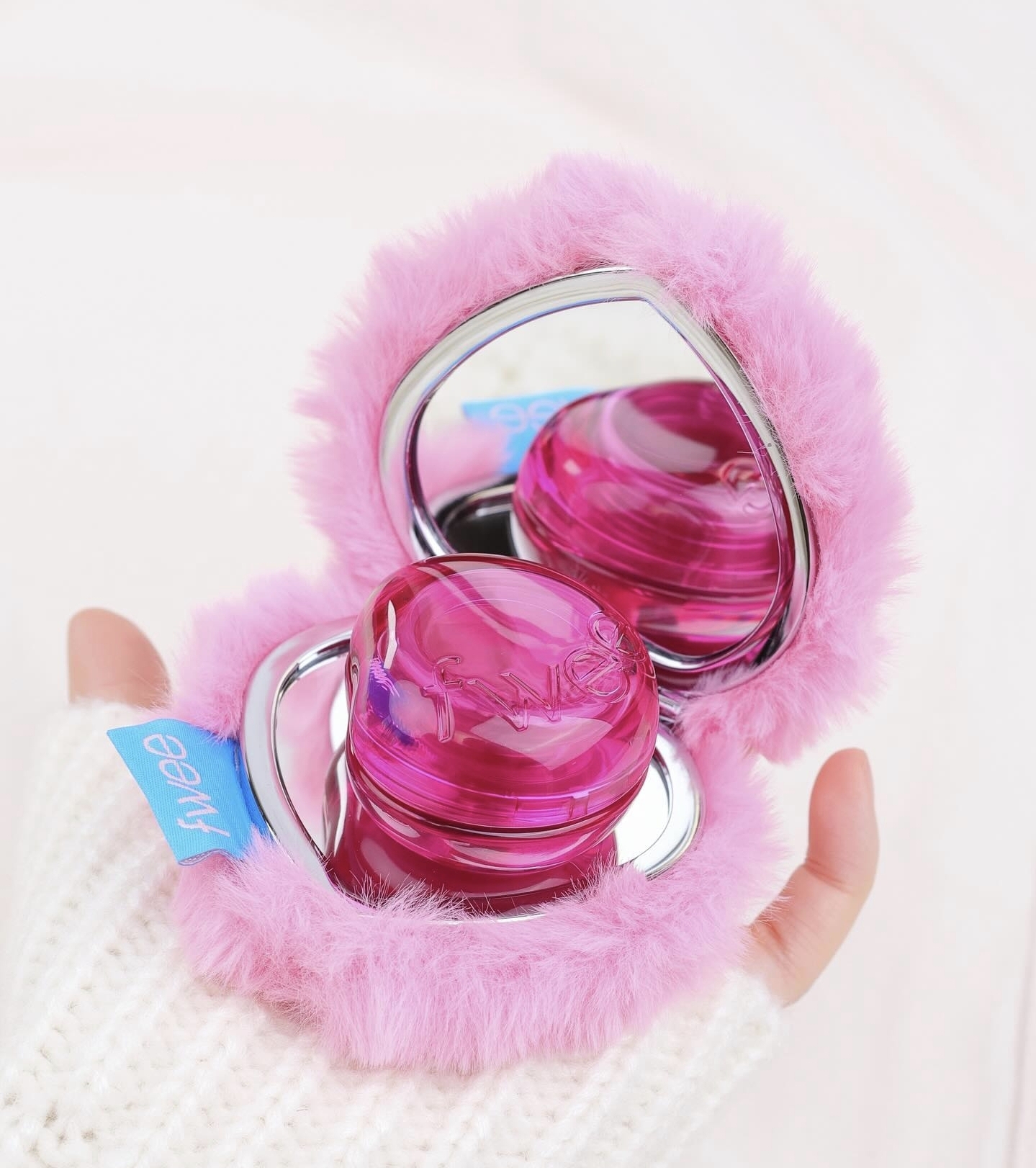 Fwee Jelly Pot Pudding Pot Mirror Fur Keychain | Shopee Philippines