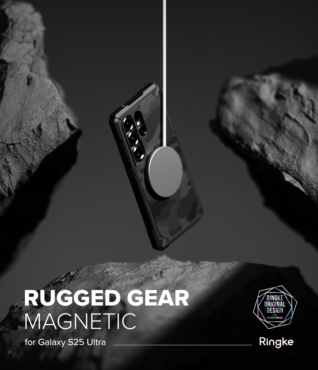 Ringke Rugged Gear Magnetic for Galaxy S25 Ultra Non-Slip Flexible ...