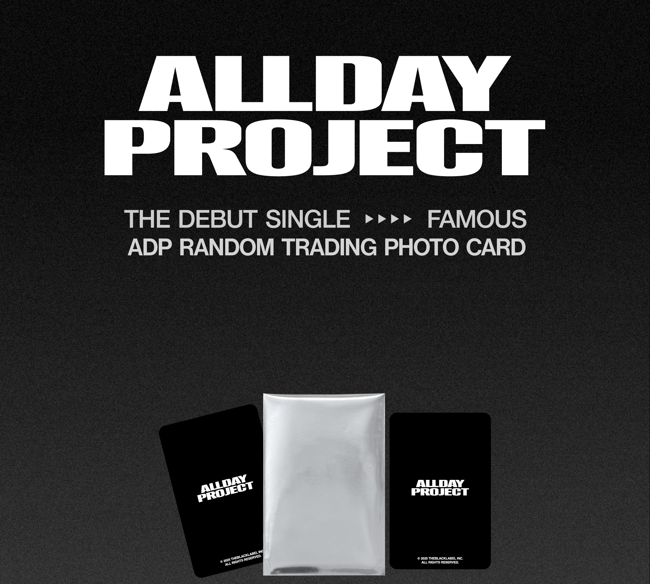 (Random Trading Card) ALLDAY PROJECT [FAMOUS] OFFICIAL MERCH (28th Jul ...
