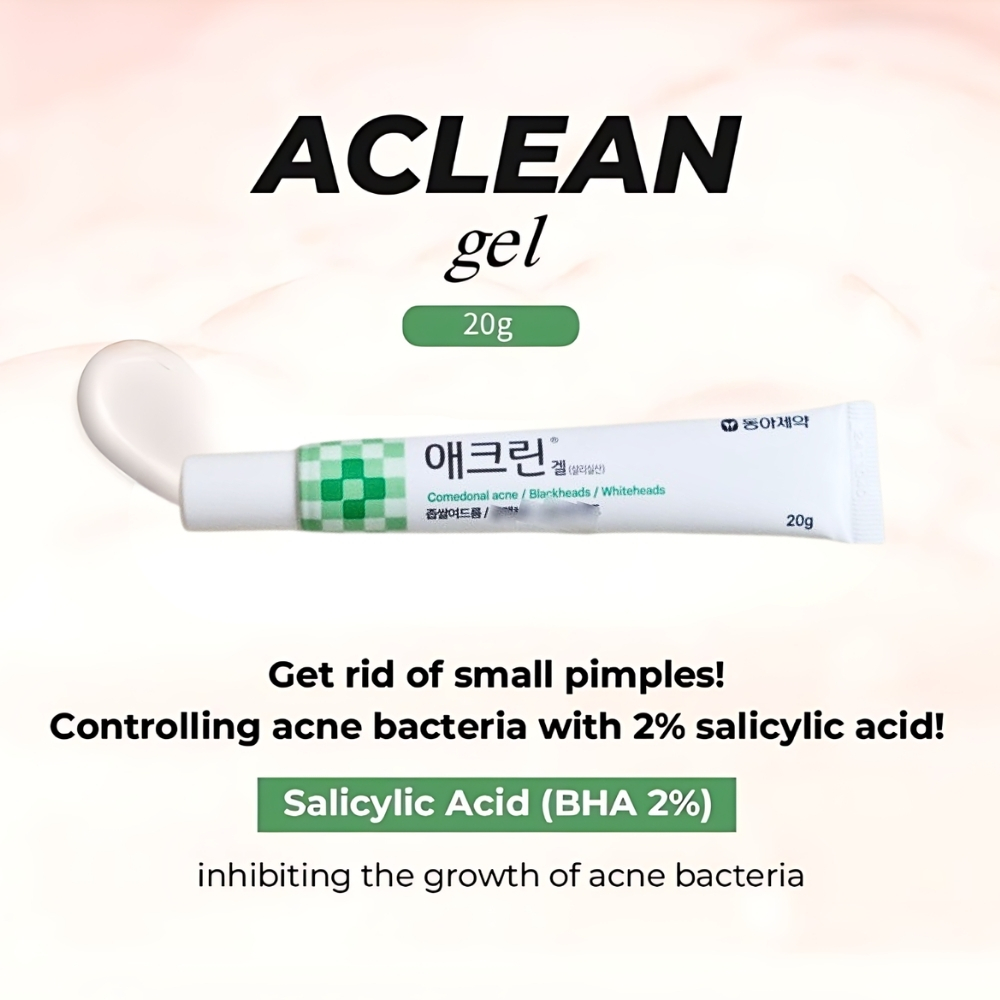 Aclean Gel Acne Treatment Red acne, Pimples, Pustular acne, Whiteheads ...