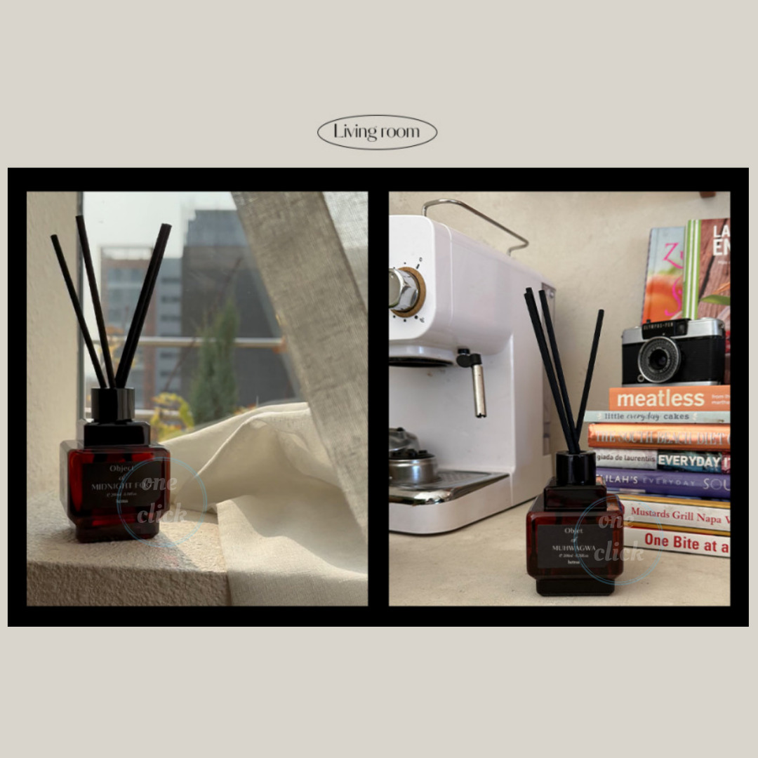 HETRAS Object Diffuser 200ml x2 Premium Hotel Scent Reed Diffuser Gift ...