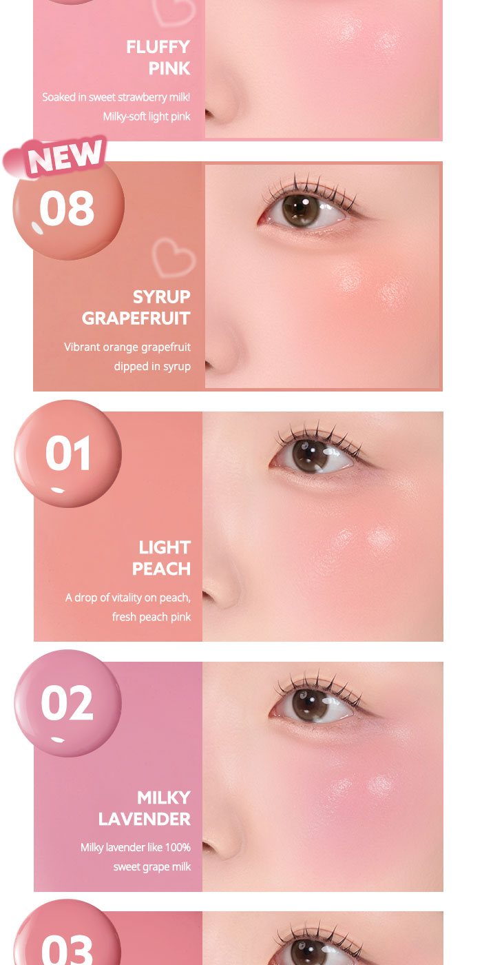 [PERIPERA - NEW COLOR] SYRUPY TOK CHEEK - 9g | Long-lasting Inner Glow ...