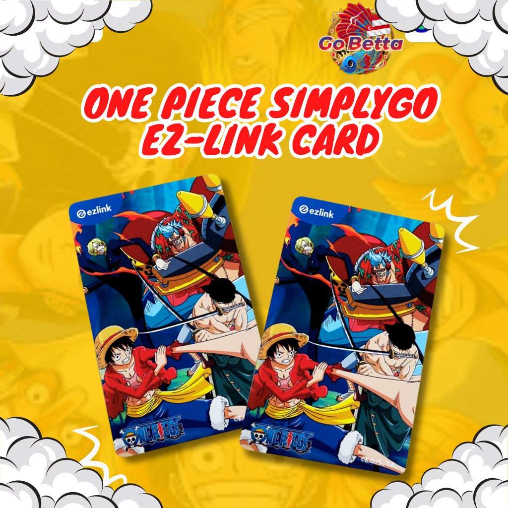 Ezlink Ez-link Ez Link One Piece Card MRT Card, Bus Card, Anime ...