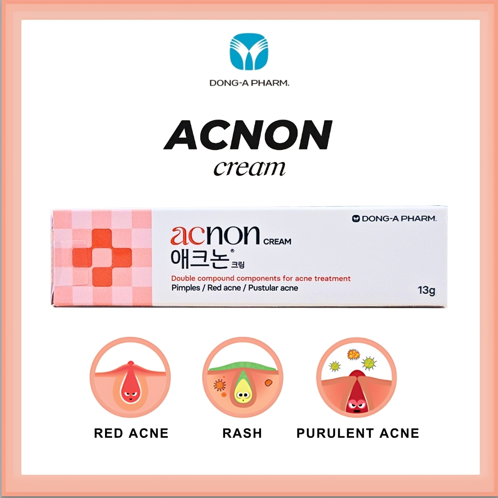 Acnon Cream Aclean Gel Acne Treatment Red acne, Pimples, Pustular acne ...