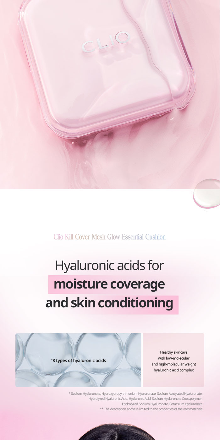 [CLIO] Kill Cover Mesh Glow Essential Cushion Set (15gX2) | Smooth ...