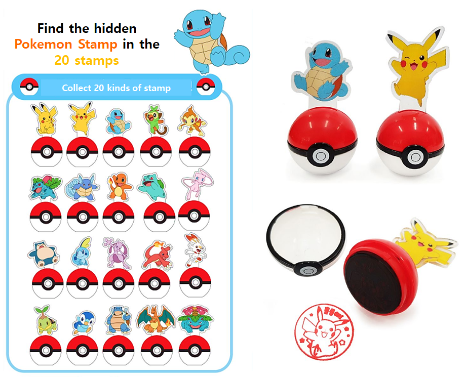 [POKEMON] Pokemon Stamp RANDOM 1P | Shopee Philippines