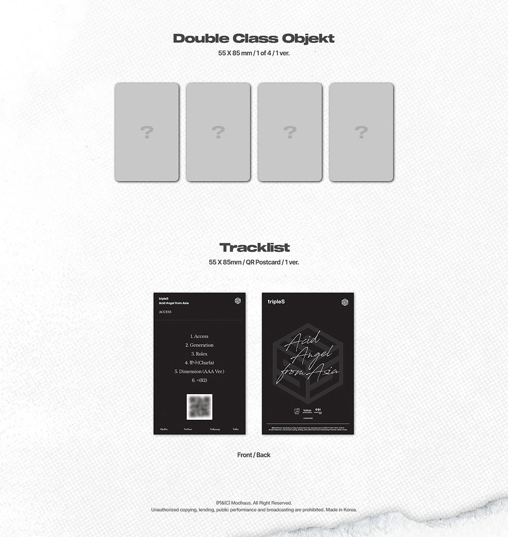 (OBJEKT MUSIC ALBUM) TRIPLES [Acid Angel from Asia 'ACCESS'] Mini Album ...