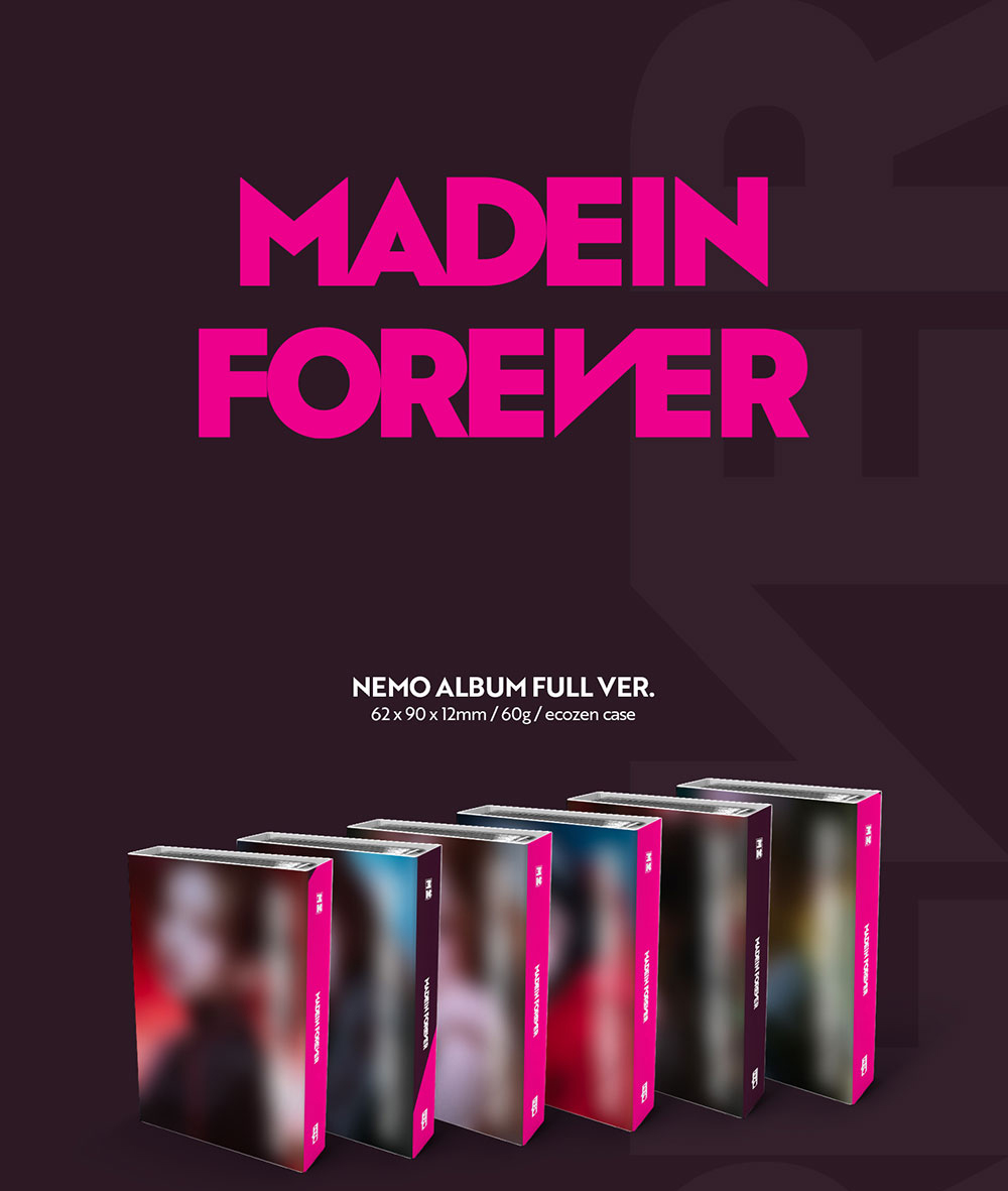 [6 SET] (NEMO ALBUM ver.) MADEIN [MADEIN FOREVER] ALBUM (17th Feb.2025 ...